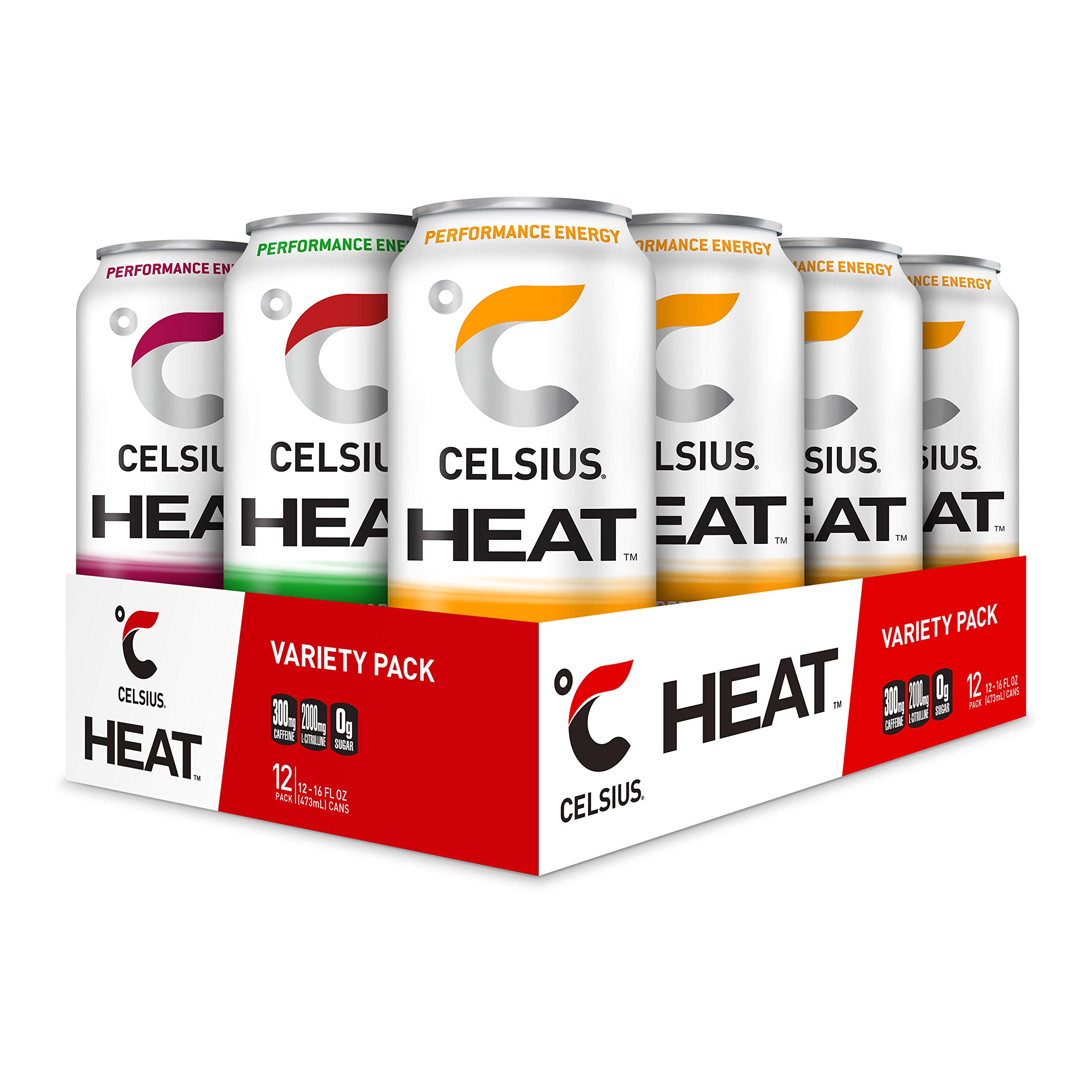 Mua CELSIUS HEAT Performance Energy Drink 3-Flavor Variety Pack #2 ...