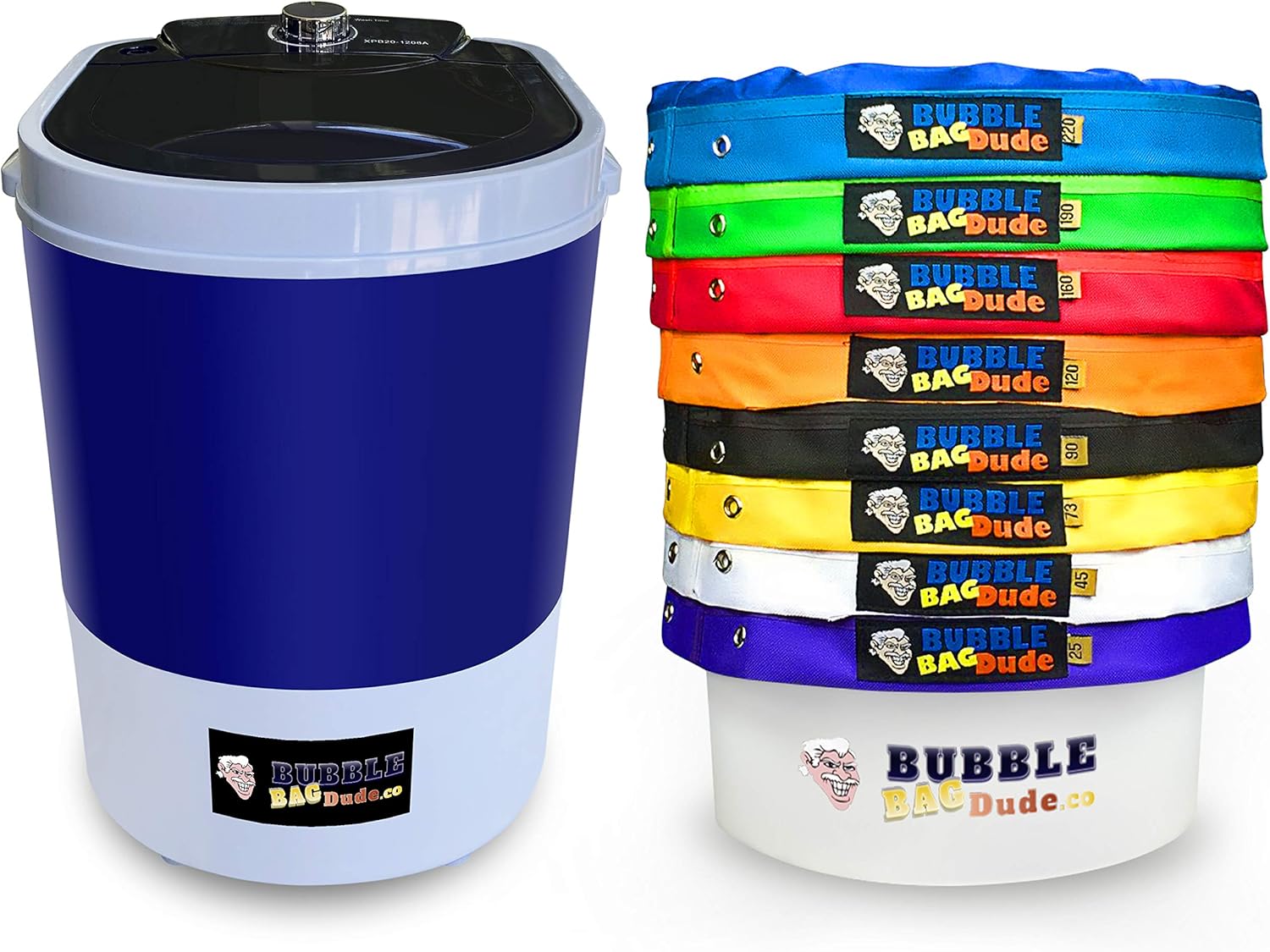 BUBBLEBAGDUDE Bubble Bag Machine – 5 Gallon 8 Bag Ice Bubble Bags ...
