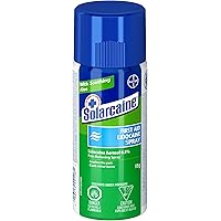 Solarcaine First Aid Pain Relieving Lidocaine Spray, With Soothing Aloe ...
