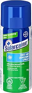 Solarcaine Solarcaine Lidocaine Spray 115 g: Amazon.ca: Health ...