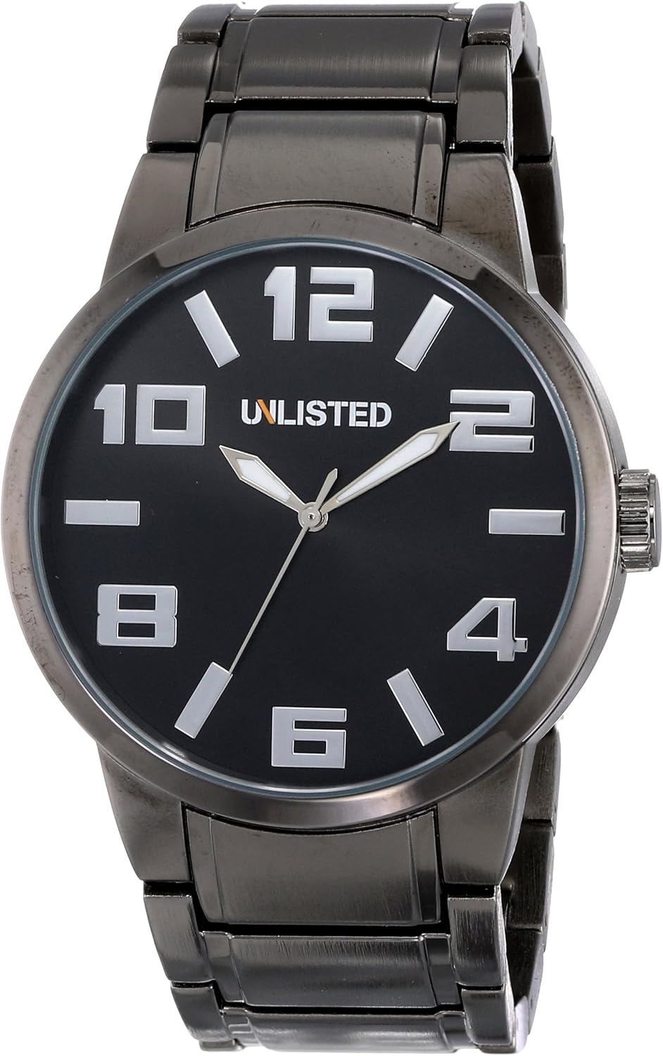 UNLISTED WATCHES Men's UL1234 City Streets Grey Ion-Plated Case ...
