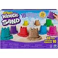Kinetic Sand, Castle Containers 10-Color Pack Colored Sand Toys for ...