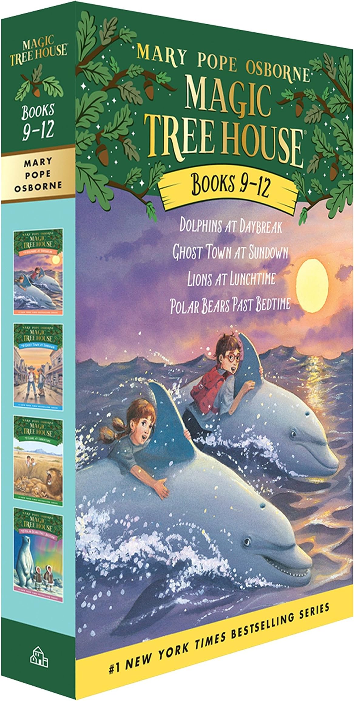 Magic Tree House Boxed Set, Books 9-12: Dolphins at Daybreak, Ghost ...