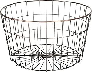 Amazon.com: Mainstays Antique Gold Wire Basket : Home & Kitchen