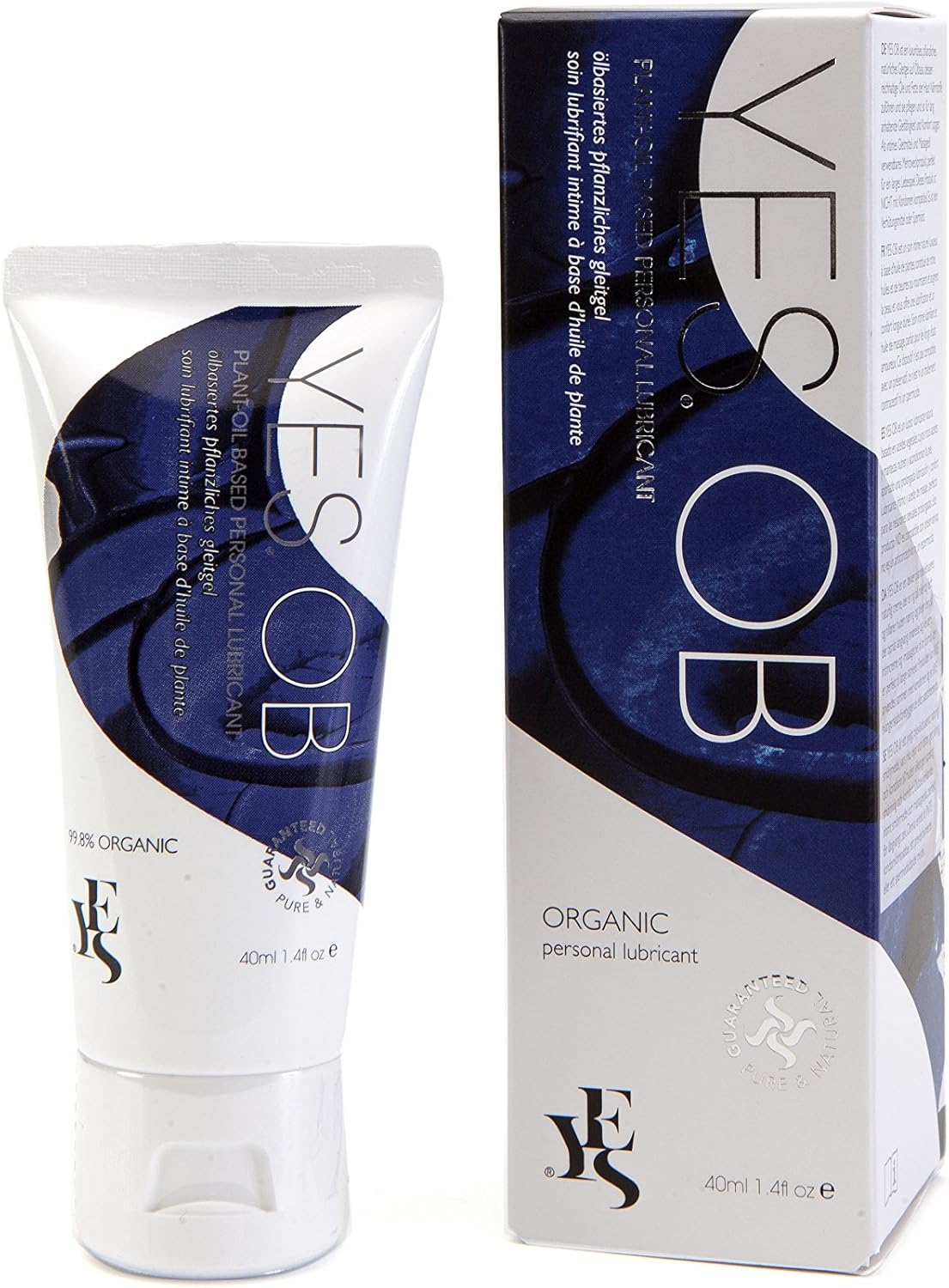 YES OB organic plant-oil natural personal lubricant, 40ml – BigaMart