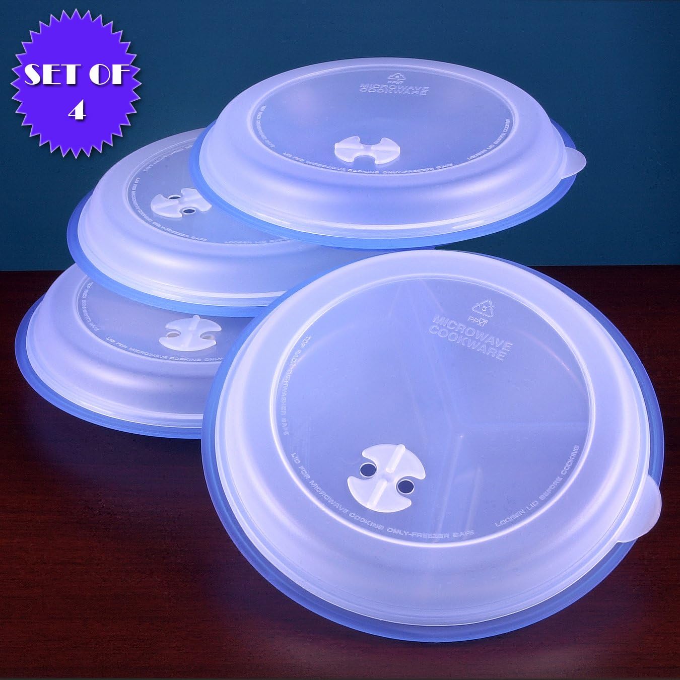 MICROWAVE DIVIDED PLATES WITH VENTED LIDS SET OF 4 Amazon co uk microwave-divided-plates-with-vented-lids-set-of-4-amazon-co-uk