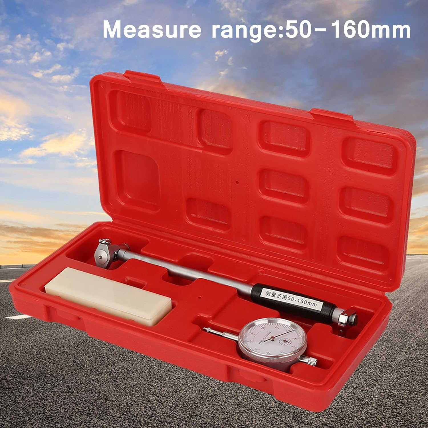 50-160MM Dial Bore Gauge, Measuring Engine Cylinder Tool Kit Used to ...