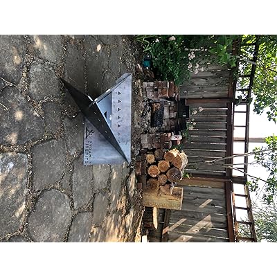 Buy Pyramid Firepits Outdoor Triangle Fire Pit | Versatile Gas or Wood ...