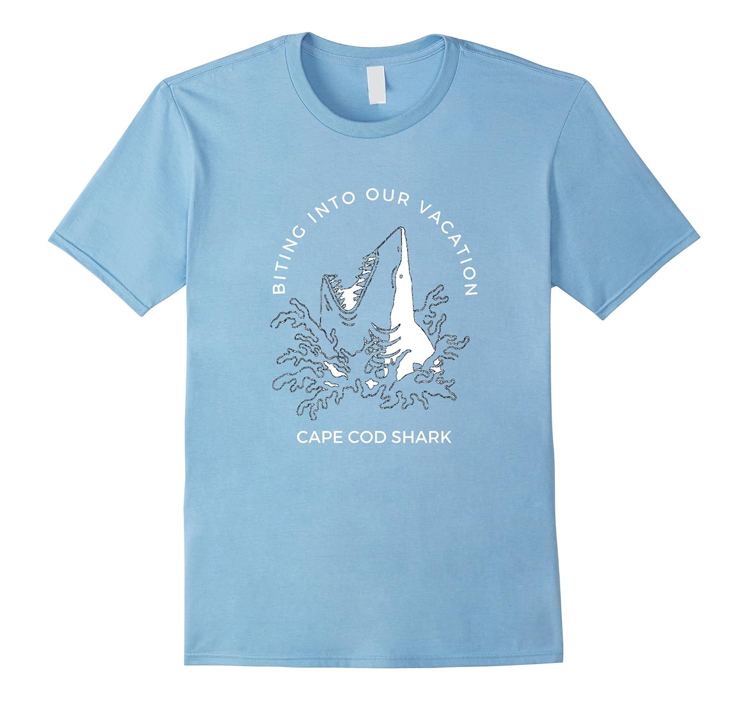 Biting Into Our Vacation Cape Cod Shark T-Shirt