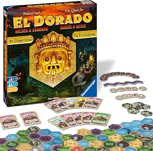 Amazon.com: Ravensburger The Quest for El Dorado: Golden Temples ...