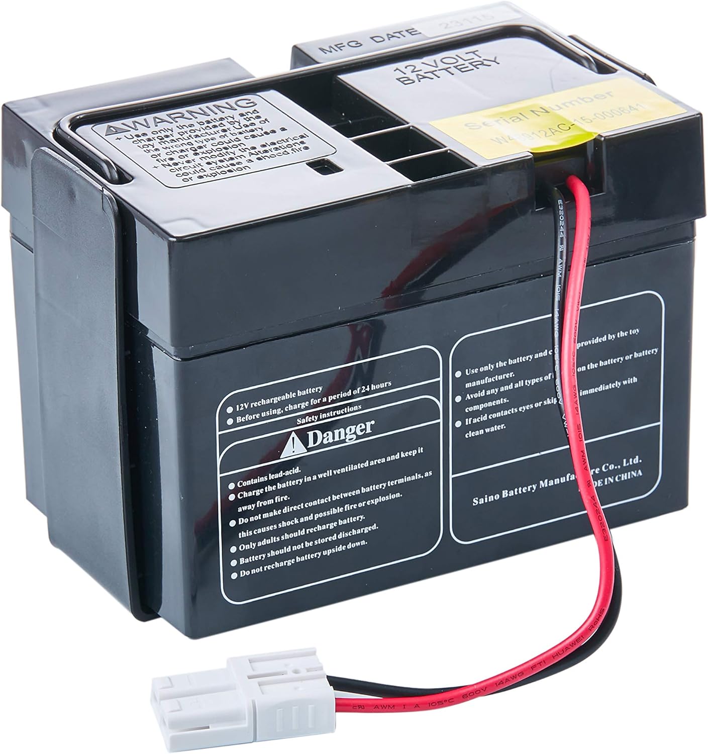 Amazon.com: VAIX 12V 12Ah Battery for Rollplay Chevy Colorado GMC ...