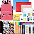 Amazon.com: Gilprop 86 Pcs School Supplies Kit with Backpack Back to School Supplies Bag Set ...