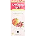 Amazon.com : Bigelow Cranberry Apple Herbal Tea Bags 28-Count Box (Pack ...