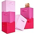 Amazon.com - Karenhi 11" x 10. 5" x 10. 5" Pink Storage Cube, 6 Pack ...