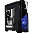 Amazon.com: Rosewill ATX Case, Mid Tower Case with Blue LED Fan/Gaming ...