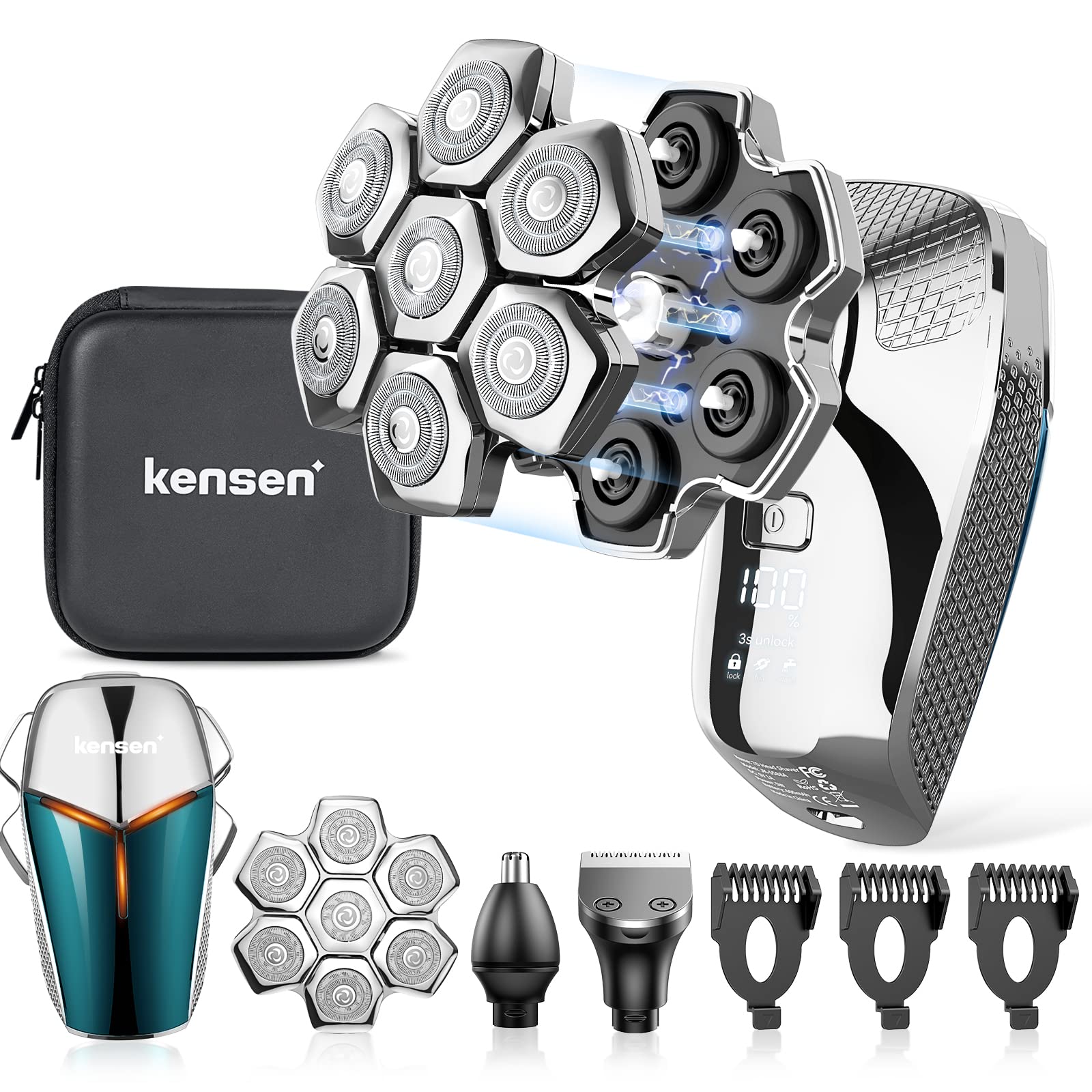 7D Head Shaver kensen 2024 Upgrade Head Shavers for Bald Men ...