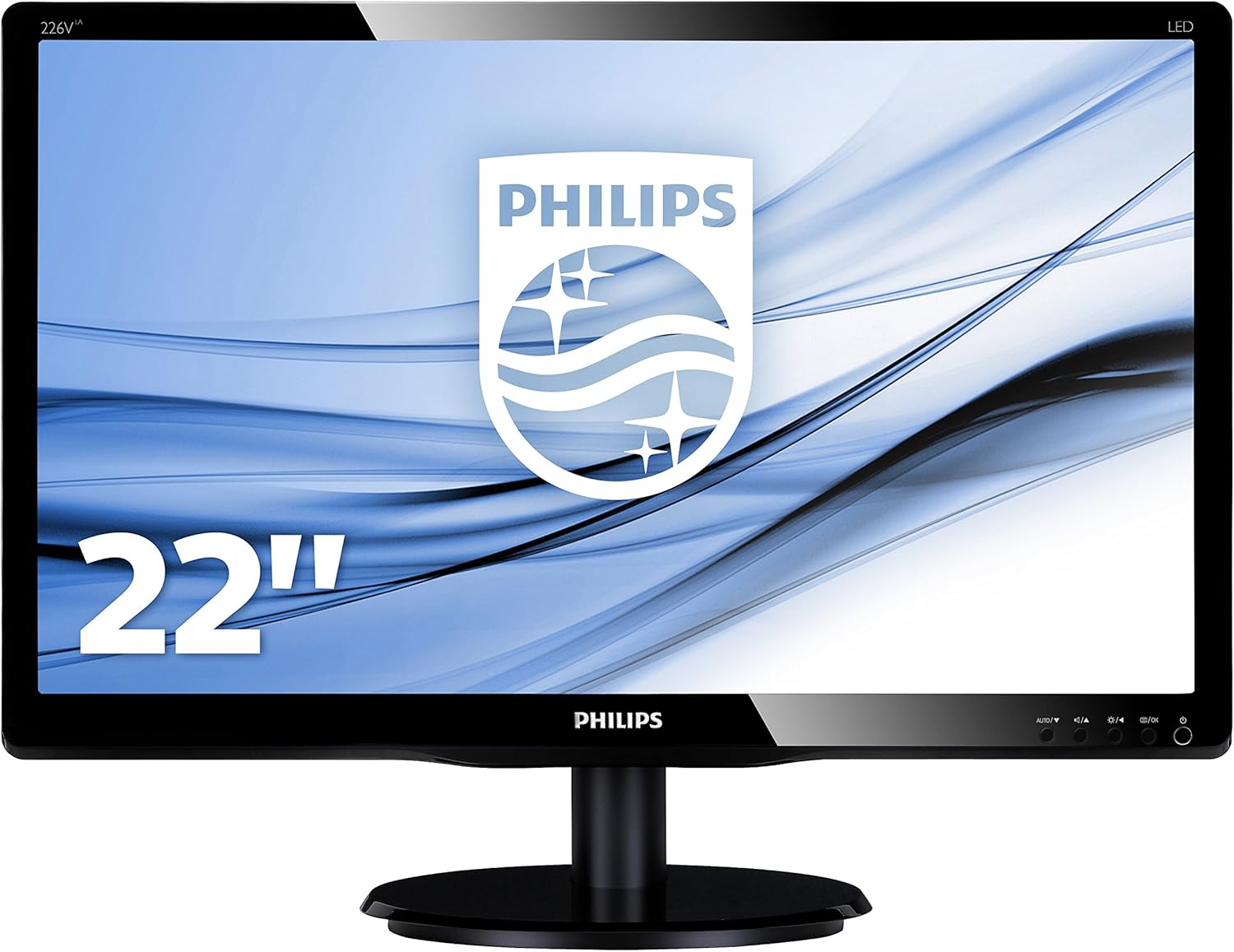 Philips 226V4LAB/00 22-Inch LCD/LED Monitor - Black: Amazon.co.uk ...