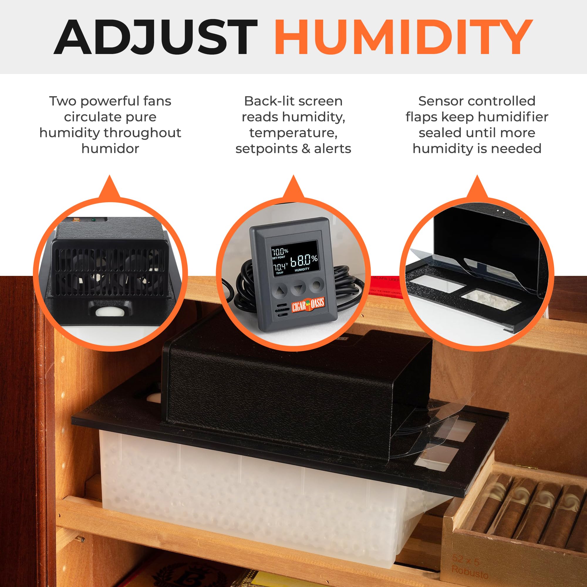 Mua Cigar Oasis Magna 3.0 Electronic Humidifier for Cigar Humidors trên ...