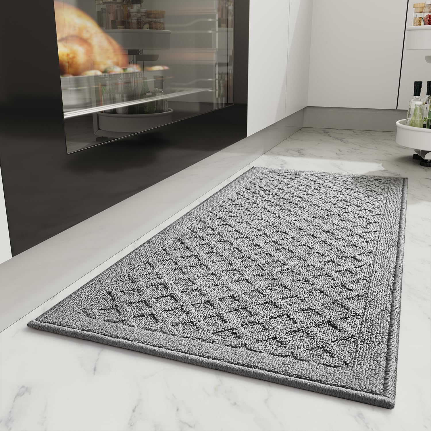 tchdio Kitchen-Rugs Non Slip Washable, Absorbent Kitchen Mats for Floor ...