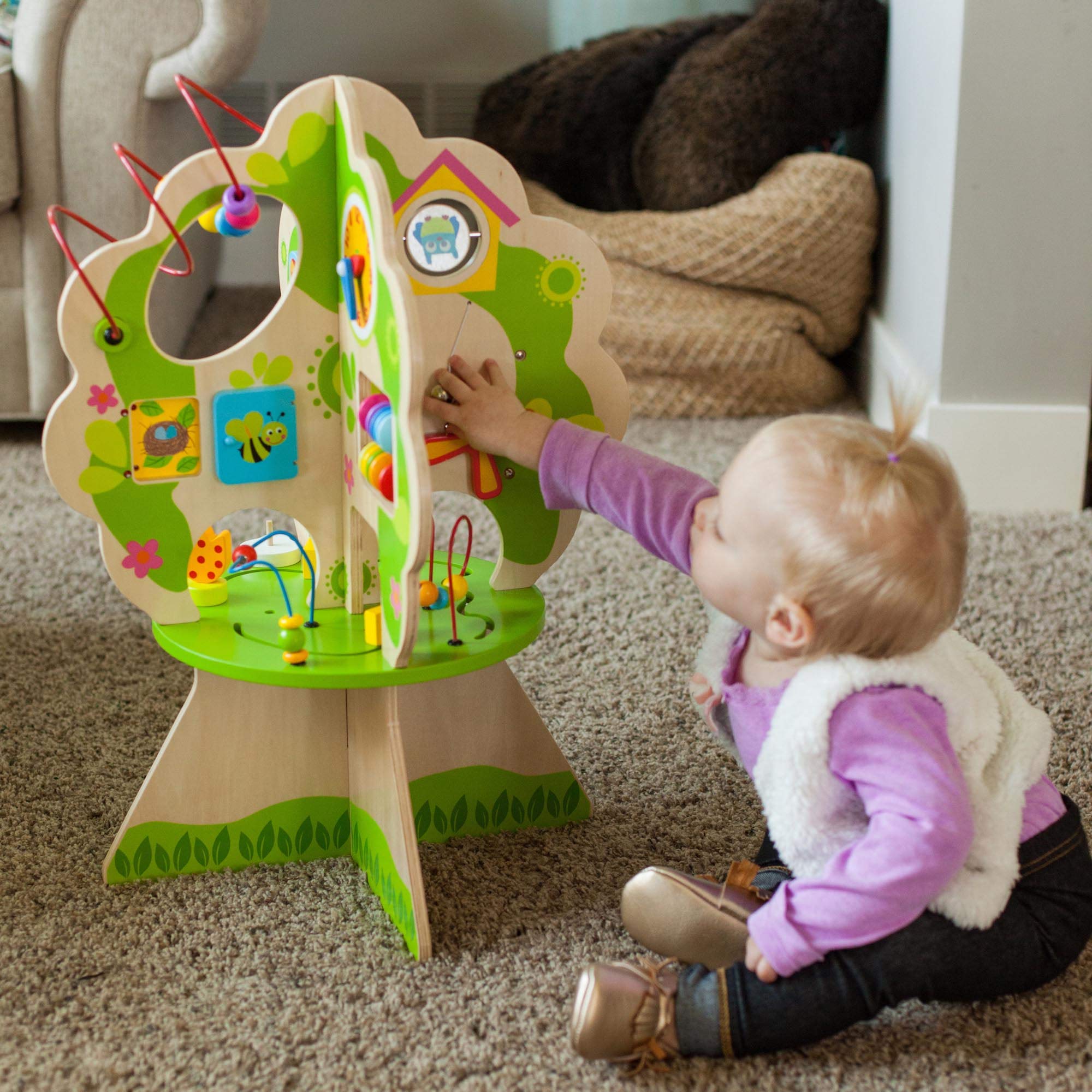 Mua Fat Brain Toys Forest Friends Discovery Tree - Early Learning ...