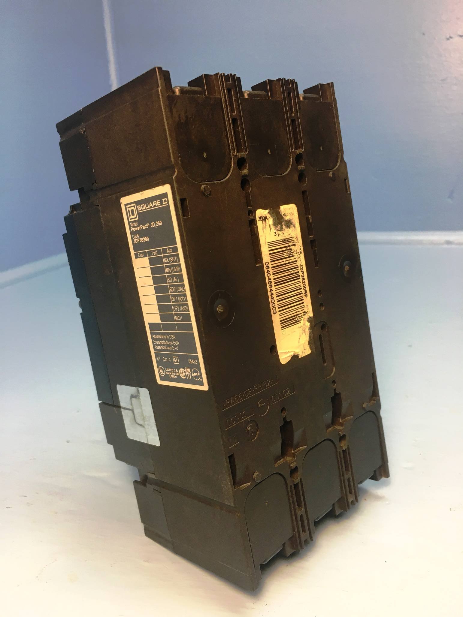 Mua Square D JDP36200 JD 250 Amp PowerPact Circuit Breaker w/ 200A Trip ...