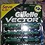 Buy Gillette Vector Plus Manual Shaving Razor Blades (Cartridge) - 6s ...
