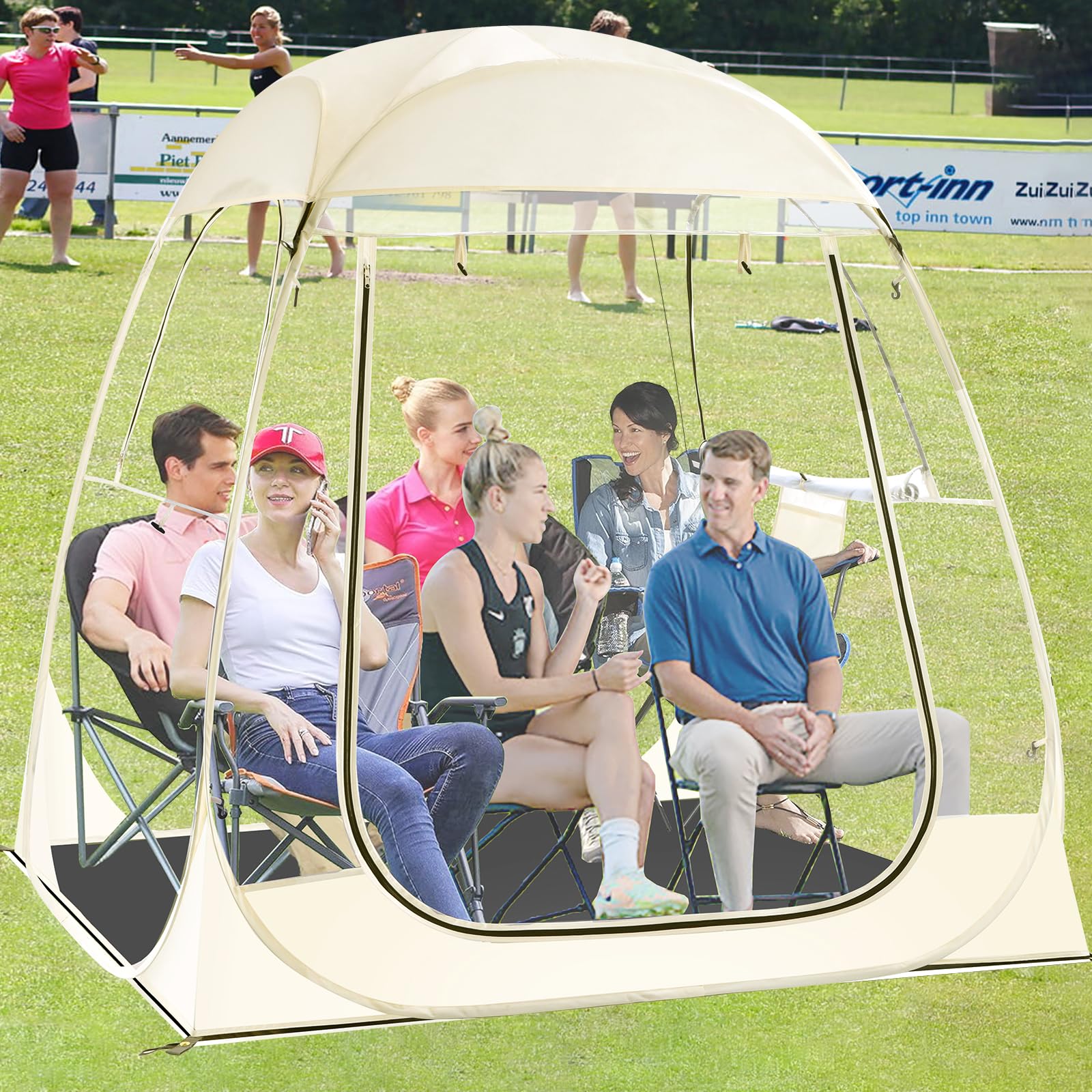 Sports Tent Instant Pop Up Tent Shelter with Sealed Floor Sun Shelter ...