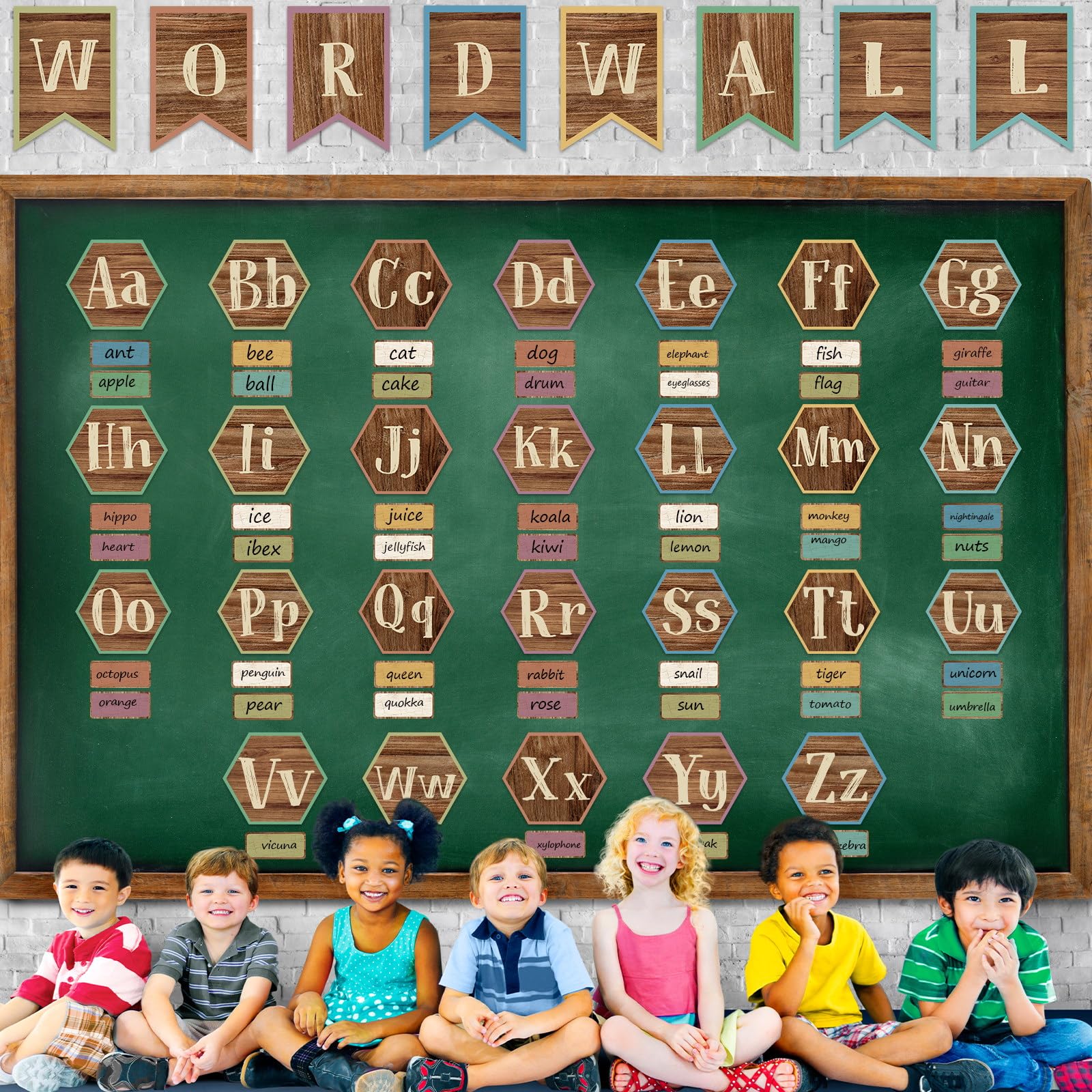 Mua Word Wall Classroom Bulletin Board Set Classroom Alphabet Letters for Wall Alphabet ...