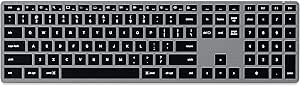 Amazon.com: Satechi Slim X3 Bluetooth Backlit Keyboard with Numeric Keypad – Illuminated Keys ...