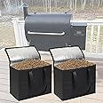 Amazon.com : 2 Pack Smoker Pellets Storage Bags - as Smoker Accessories ...