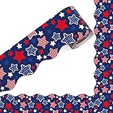 Amazon.com: Whaline 196.9ft Patriotic Bulletin Board Borders 3 Rolls ...
