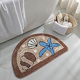 Amazon.com: YRXRUS Seashells Bathroom Rug, Pink Bathroom Rugs, Ocean ...