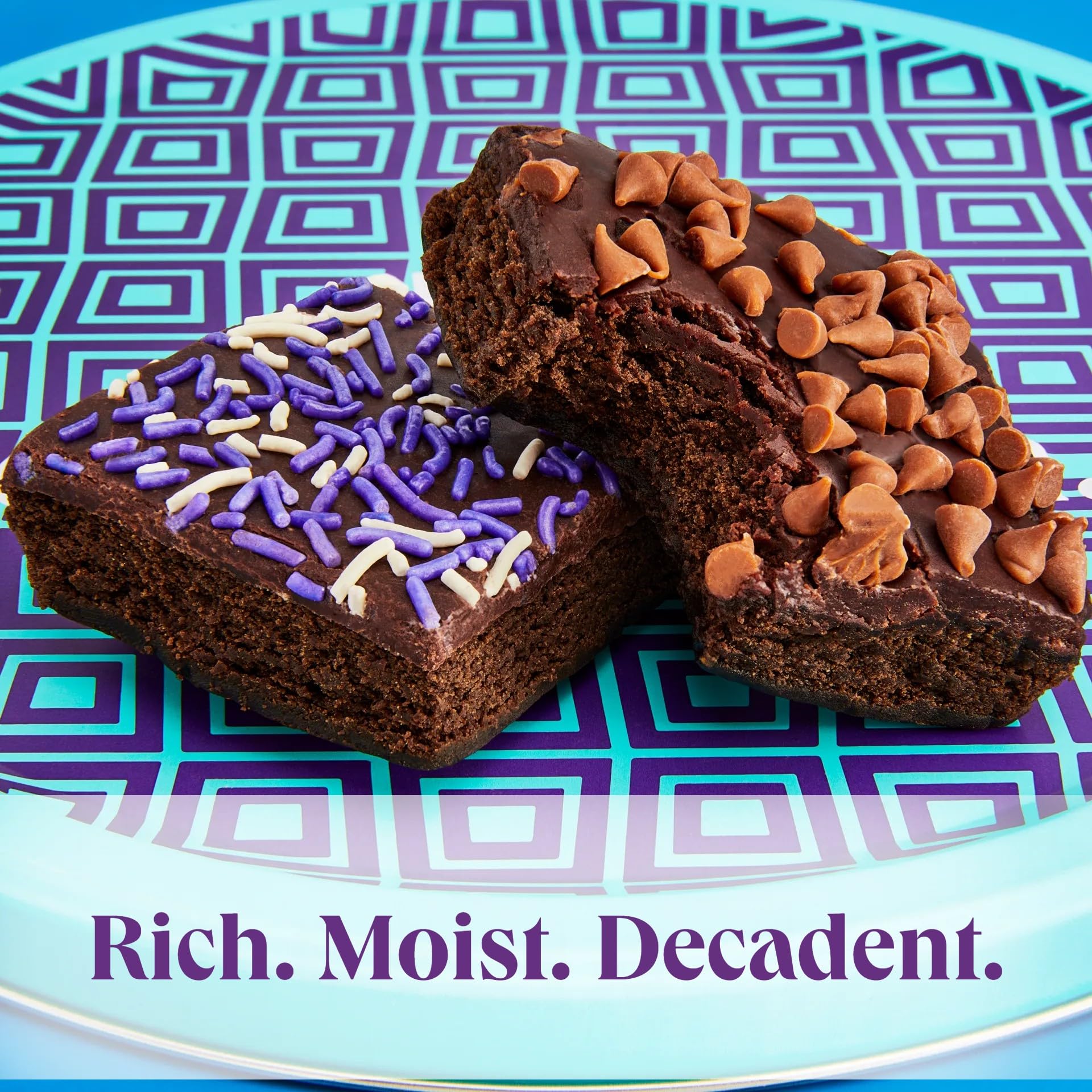 Mua Fathers Day Gourmet Chocolate Brownies Individually Wrapped | Fudge ...