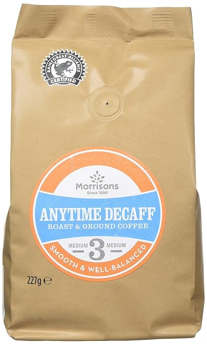 Morrisons Anytime Decaf Ground Coffee, 227 g, Pack of 6: Amazon.co.uk ...