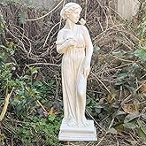 Amazon.com: GENUINQ Outdoor Garden Statue Nymph Sculpture Goddess of ...