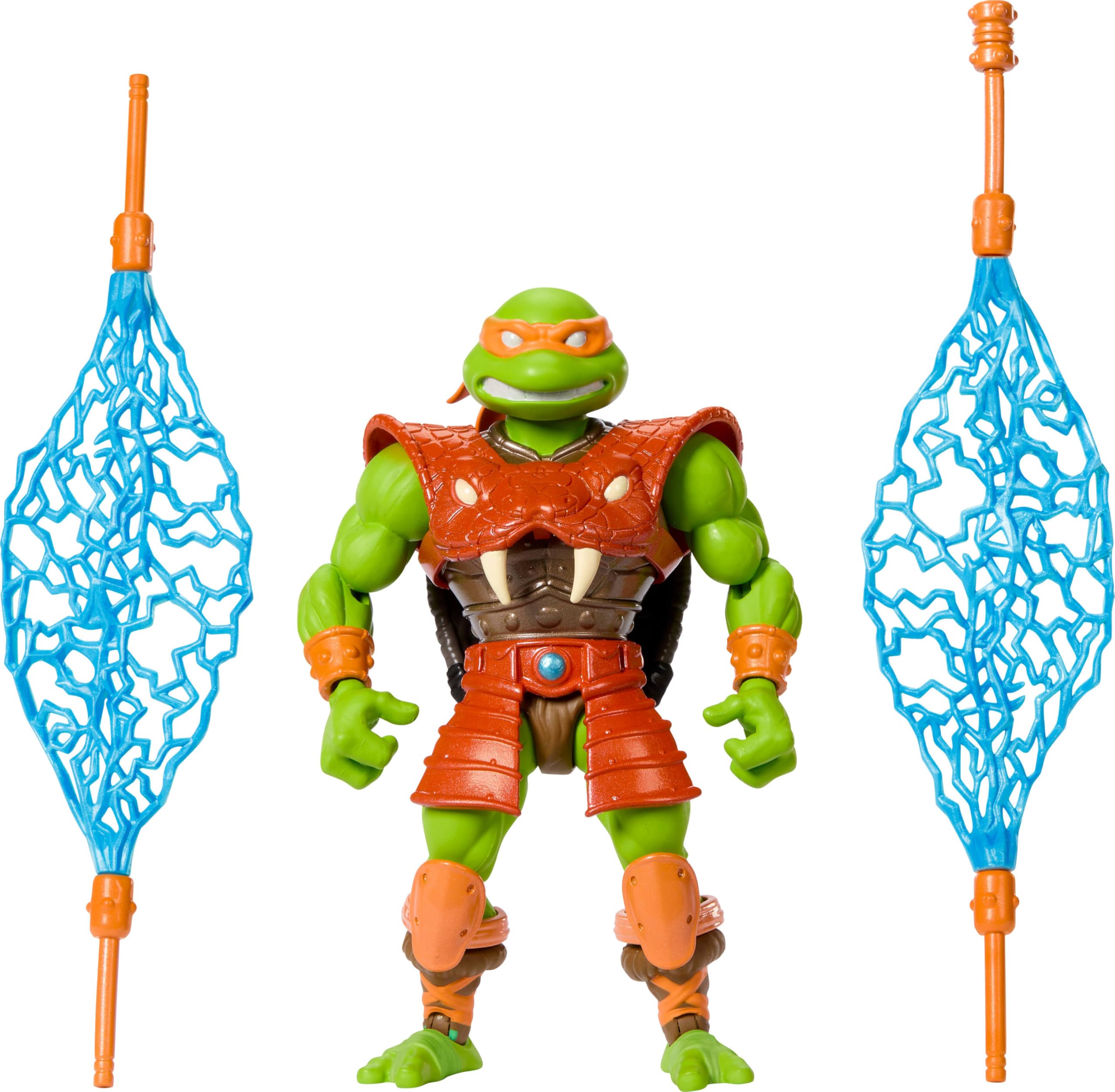 Masters of Universe Origins Turtles of Grayskull Michelangelo Reptile ...