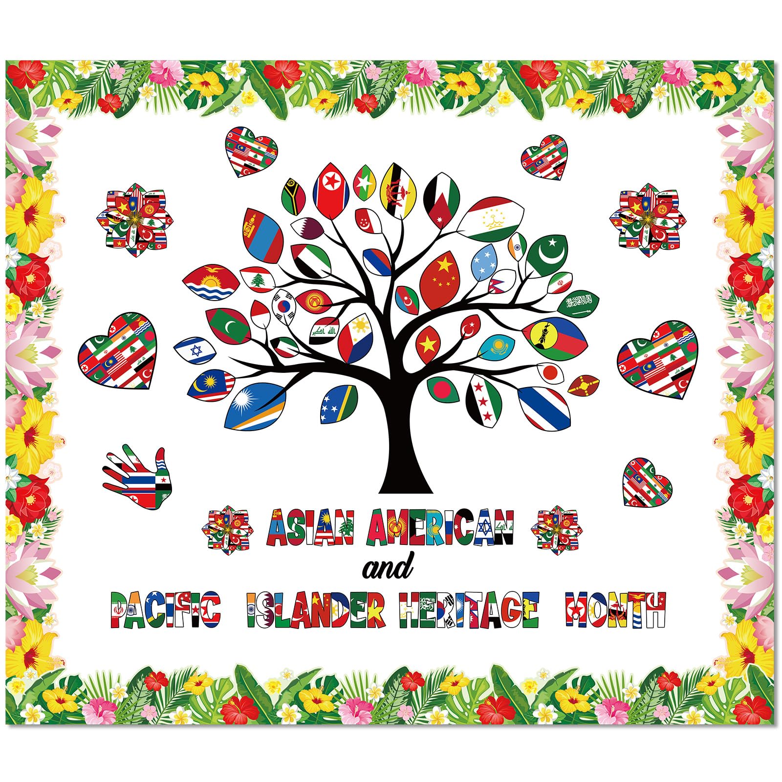 Mooliwe 79 Pcs Asian American and Pacific Islander Heritage Month ...