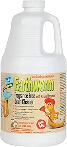 Amazon.com: Earthworm Fragrance Free Drain Cleaner - Drain Opener ...