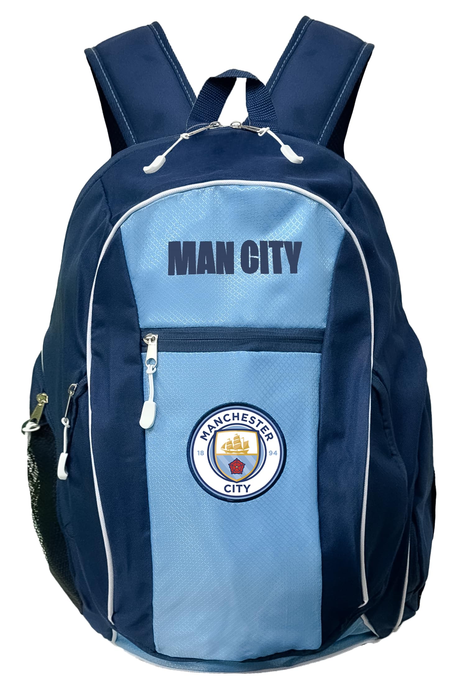Manchester City Backpack, Officially Licensed Man City Adult Backpack With Soccer Ball ...