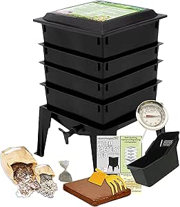 Amazon.com : Worm Factory 360 Black US Made Composting System for ...