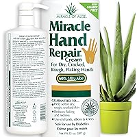 Amazon.com : Miracle of Aloe Miracle Hand Repair Cream (32 OZ) : Beauty ...