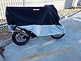 Amazon.com: XYZCTEM All Season Black Waterproof Sun Motorcycle Cover ...