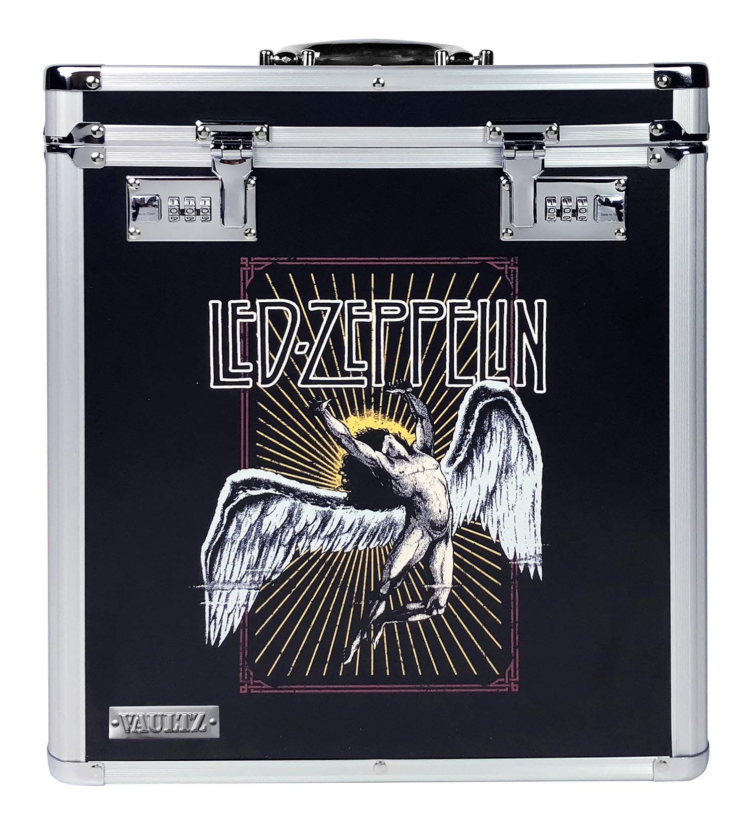 Mua Vaultz Vinyl Record Storage Box - Locking 50 Album Holder ...