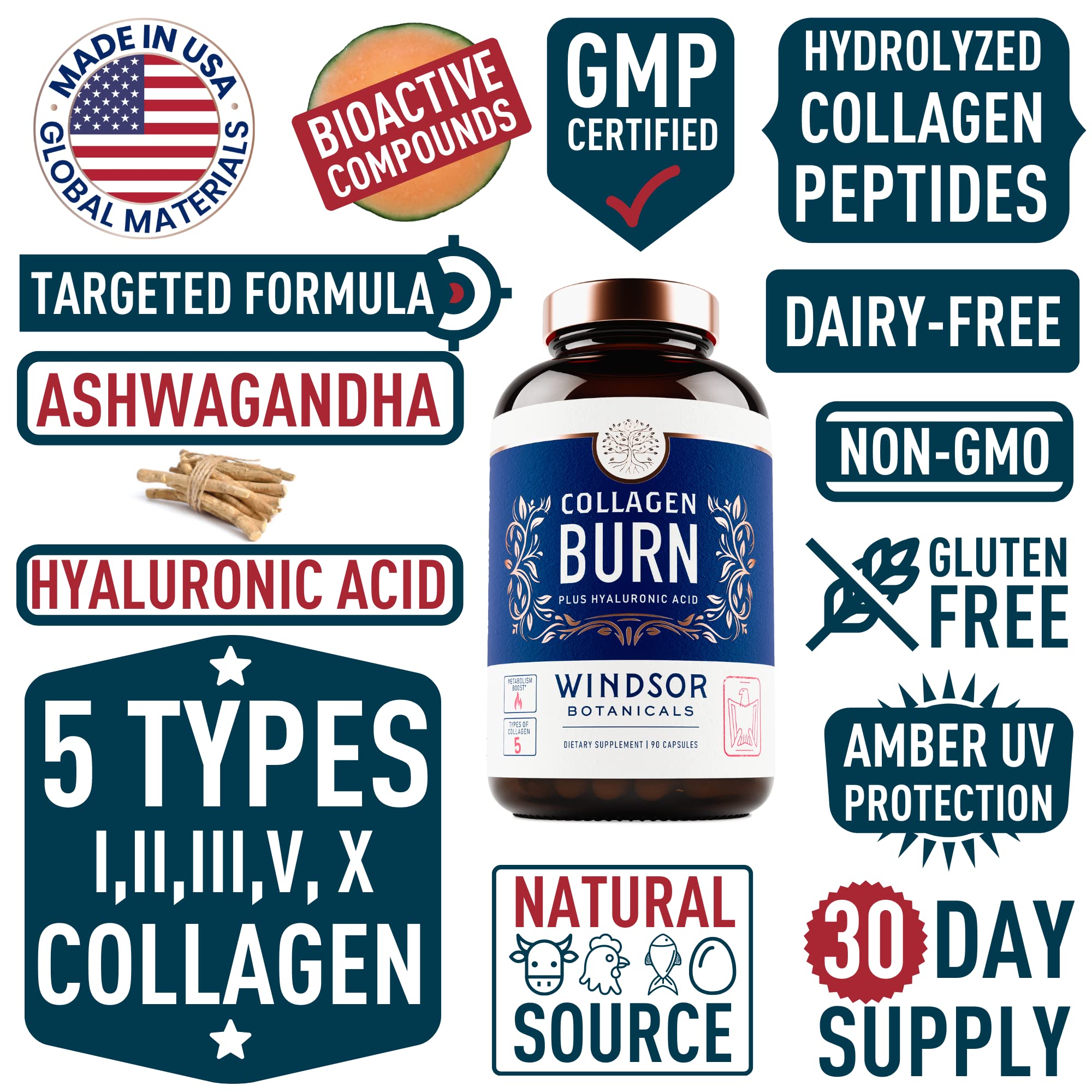 Mua Thermogenic Multi Collagen Burn Capsules - Hydrolyzed Multi ...