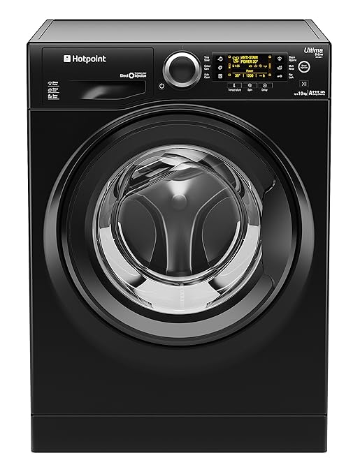 Hotpoint Ultima S-Line RPD 10457 JKK Washing Machine - Black: Amazon.co ...