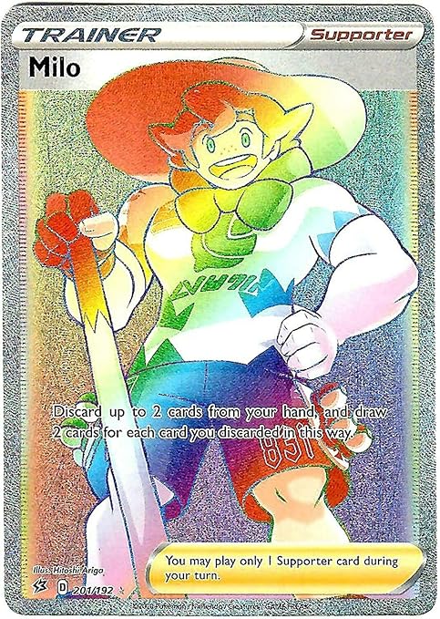 Milo Full Art 201/192 - Secret Rare Trainer - Pokemon Sword and Shield ...