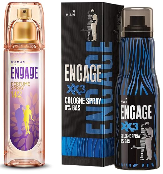 Buy Engage W2 Perfume Spray For Women, 120ml And Engage XX3 Cologne ...