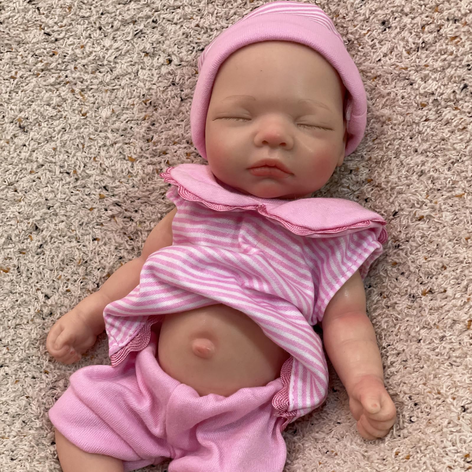 Otard Dolls Silicone Baby Doll 11 Inch Full Lifelike Reborn Realistic ...