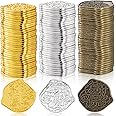 Amazon.com: Hanaive 50 Pcs Metal Pirate Coins Spanish Doubloon Replicas ...