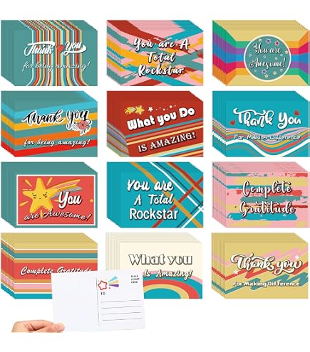 Student Praise Cards 100Pcs Teacher Brag Cards 4x6 Inch - Positive ...